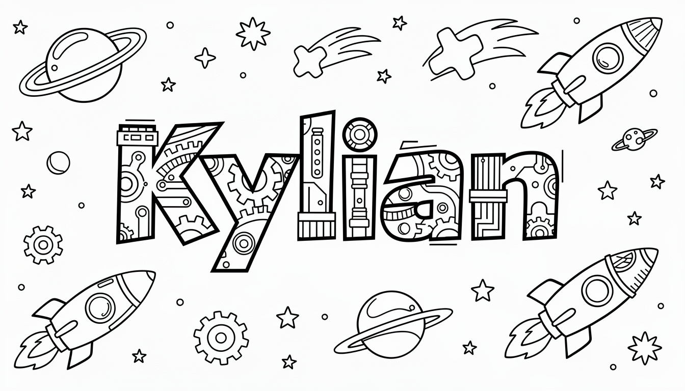 Colorear Kylian | Descargar PDF Gratis | Colorazen