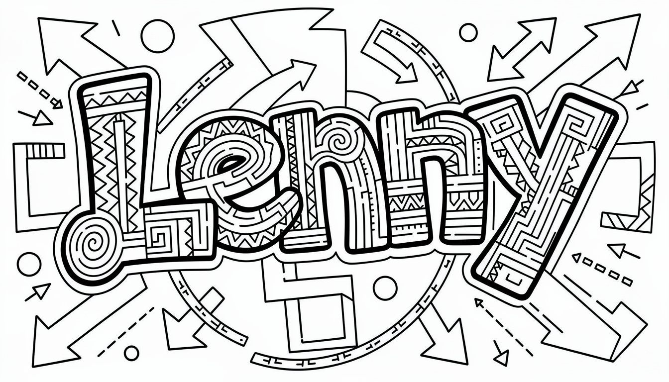 Lenny Coloring Page | Free PDF Download | Colorazen