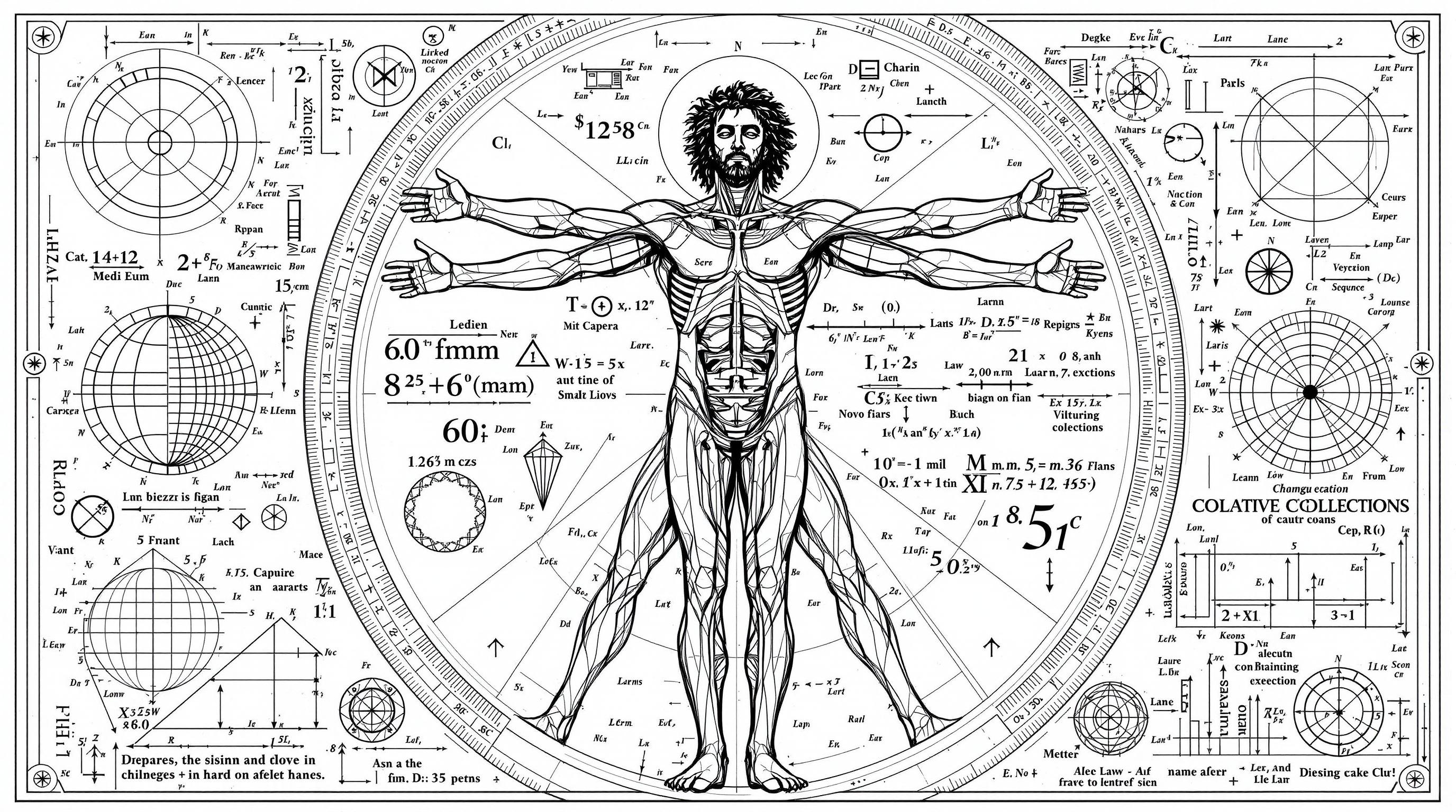 Vitruvian Man Printable Printable Blank World