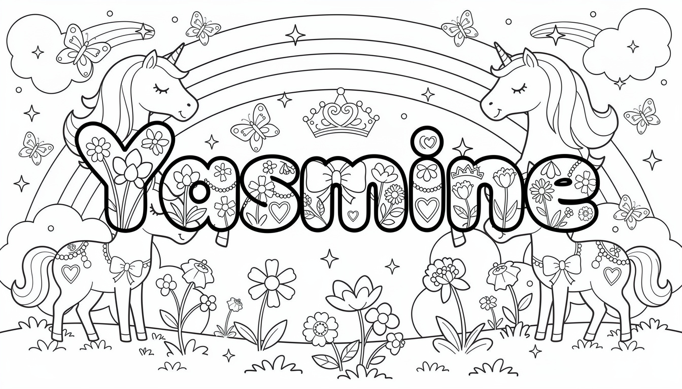 Colorear Yasmine | Descargar PDF Gratis | PDF Gratis | Colorazen