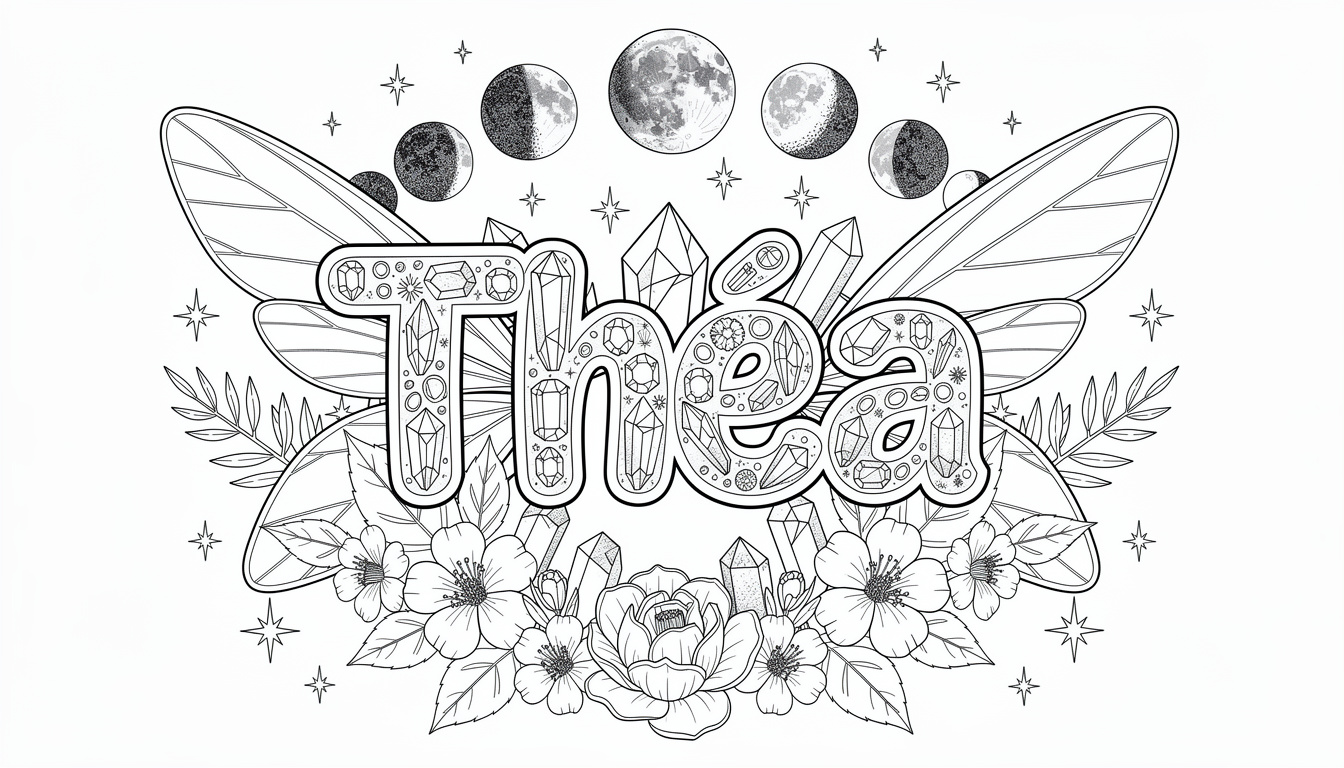 Colorear Théa | Descargar PDF Gratis | PDF Gratis | Colorazen