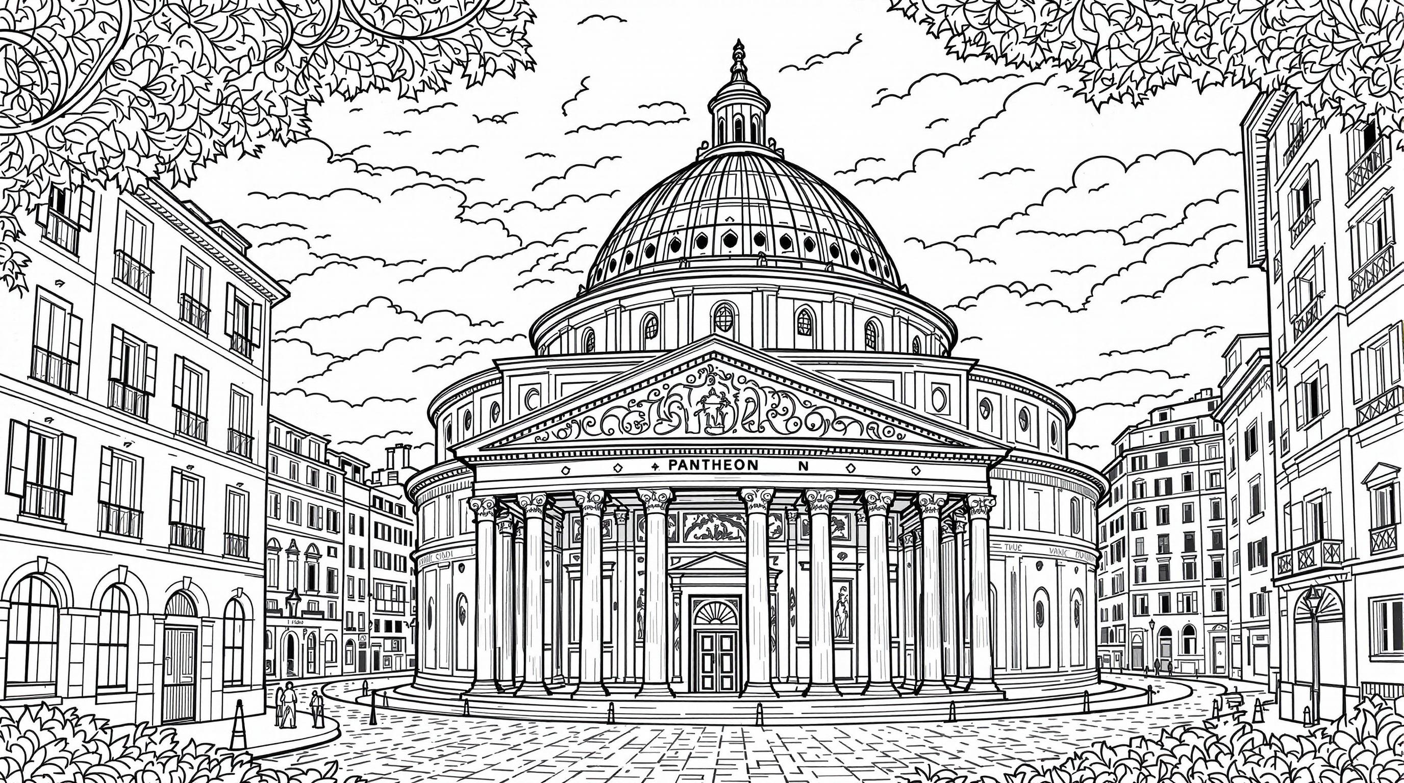 Pantheon Sketch