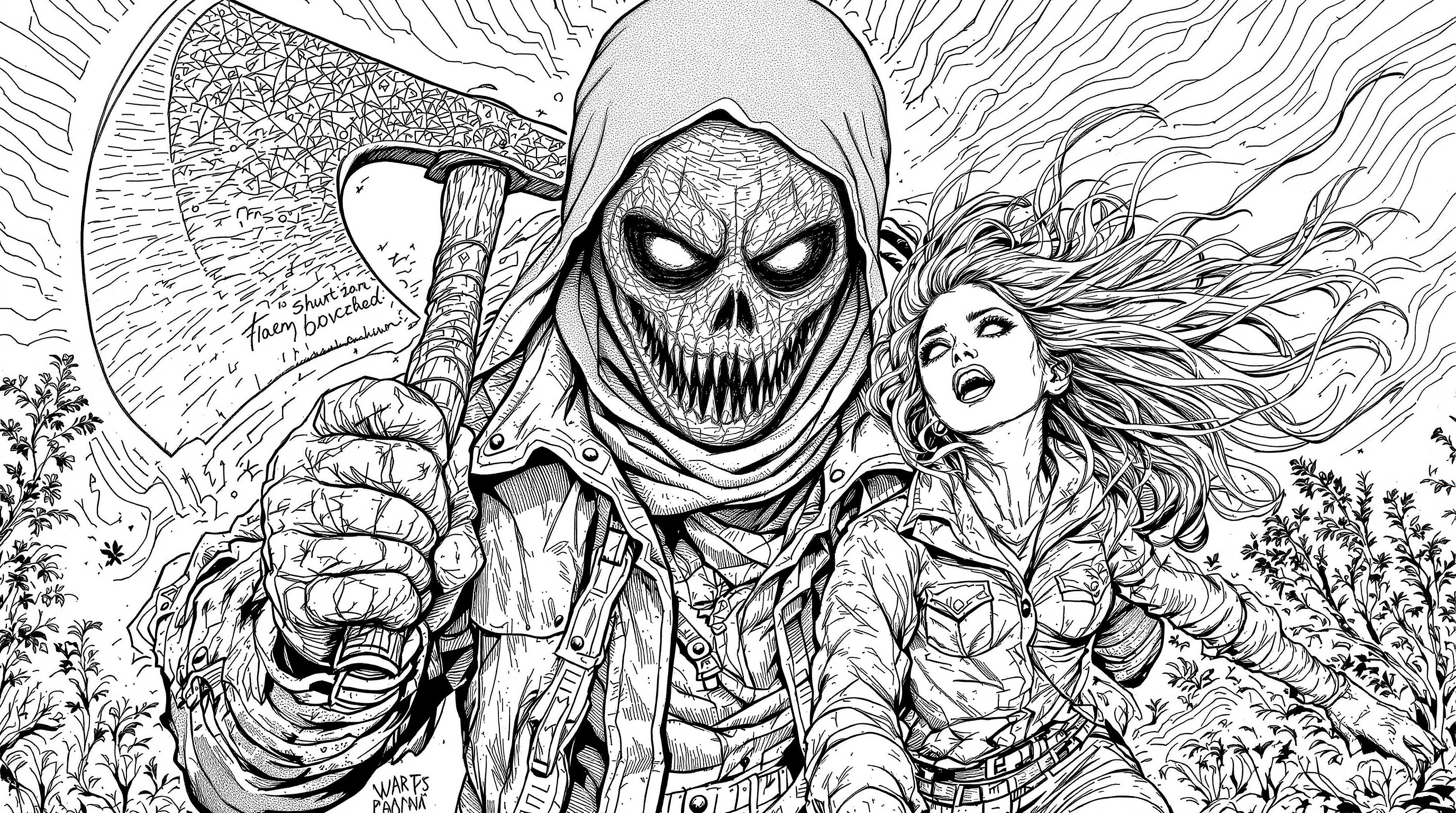 Fotos De Desenhos De Terror Coloring City