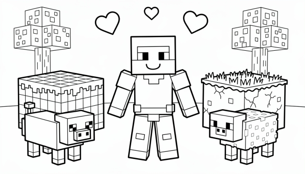 SUZANSU Name Coloring Page with Hearts | Colorazen